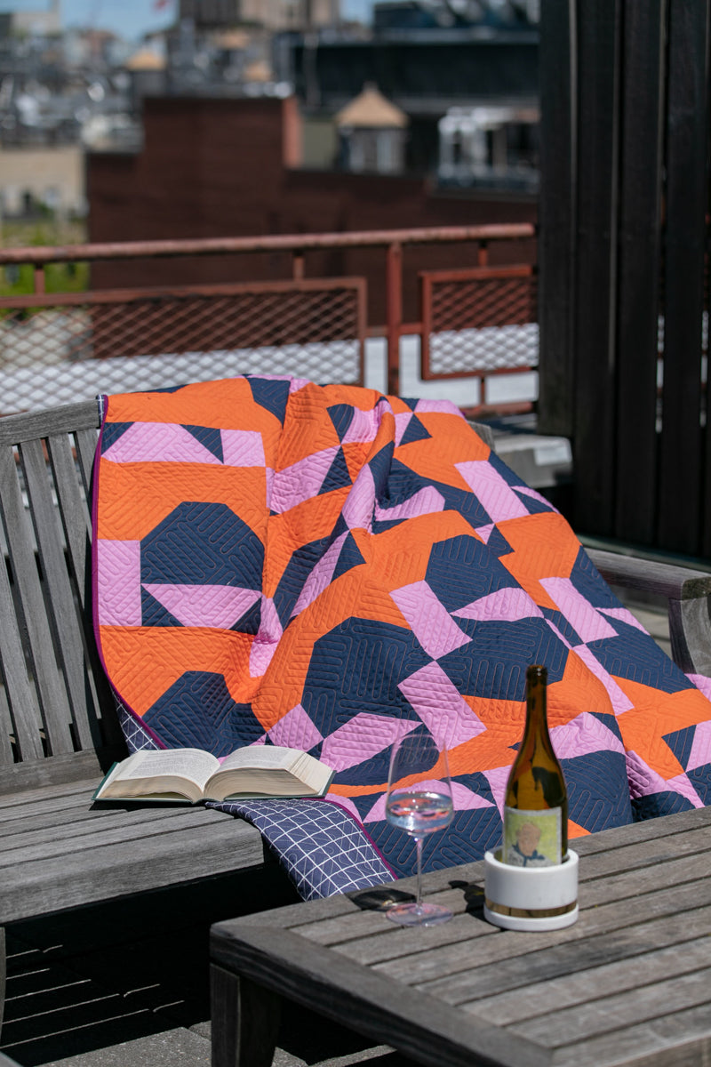 Rush Hour Large Throw Size Quilt – the.weekendquilter