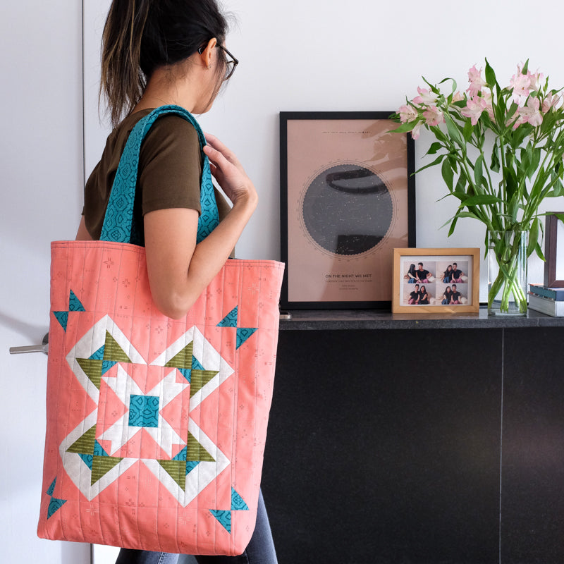 Garden Tile Tote Bag Tutorial – the.weekendquilter